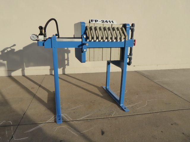 Used Filter Press – JWI 1 Cu’ Manual Hydraulic Filter Press FP2411 ...