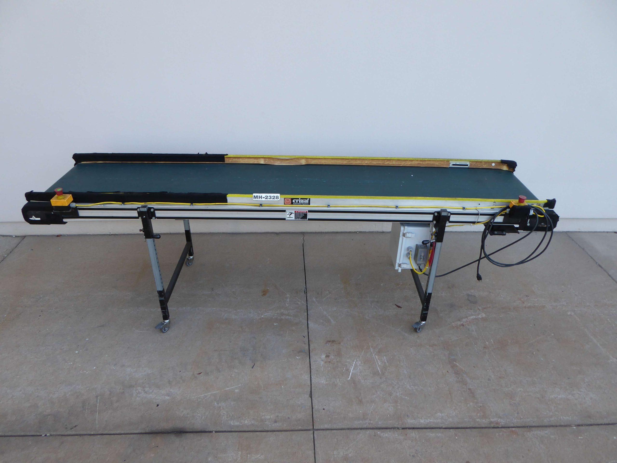Crizaf Model L-24"X10' Power Belt Conveyor MH2328C | Ronatec